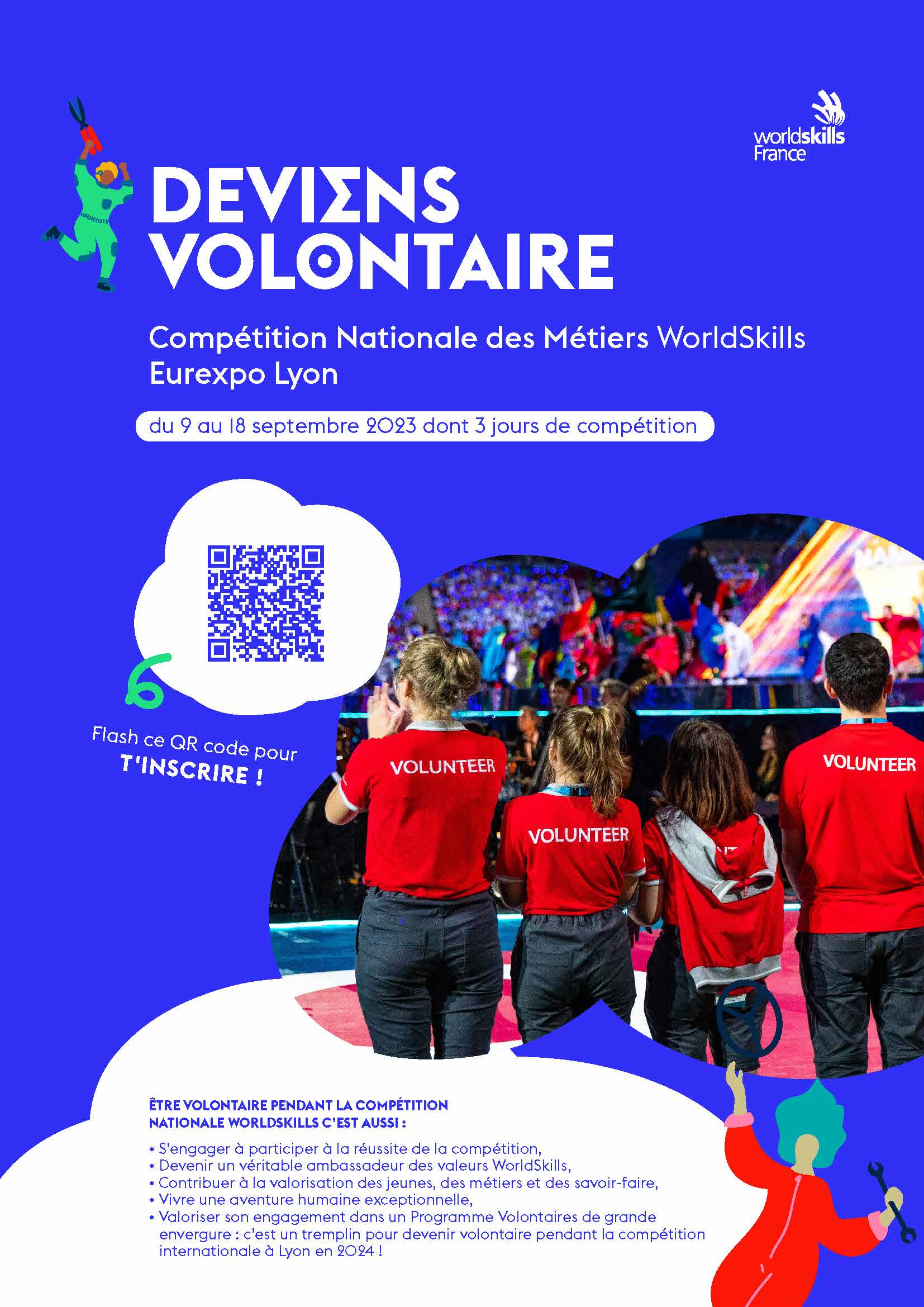 Finales Nationales WorldSkills : 350 volontaires attendus pour Lyon
